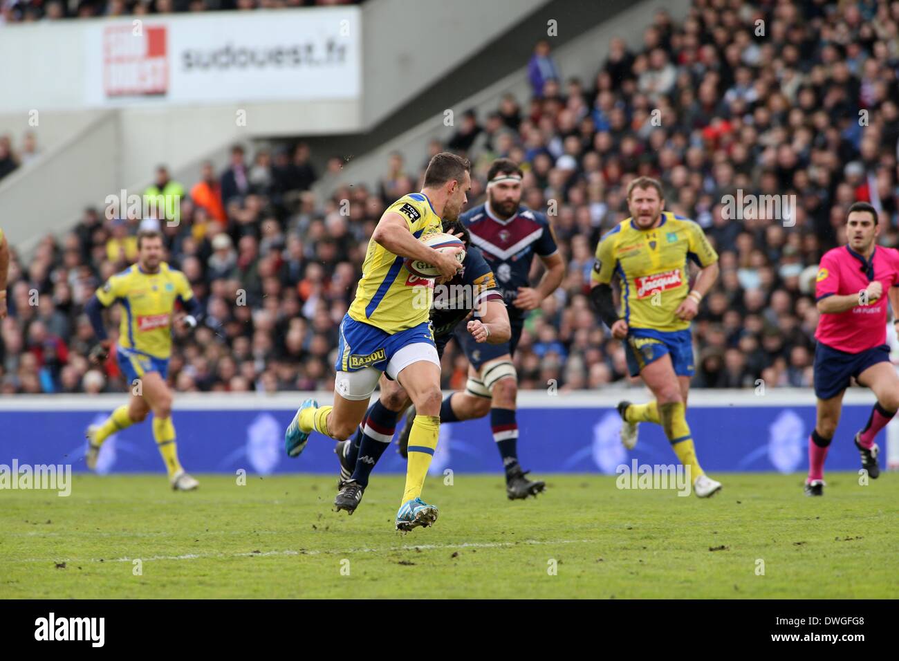 Bordeaux, France. 01st Mar, 2014. Top 14 French Rugby Union Begles ...