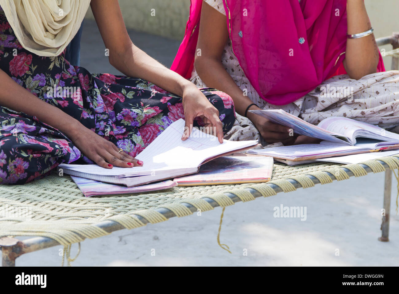 Indian rural student reading at home Stock Photo - Alamy