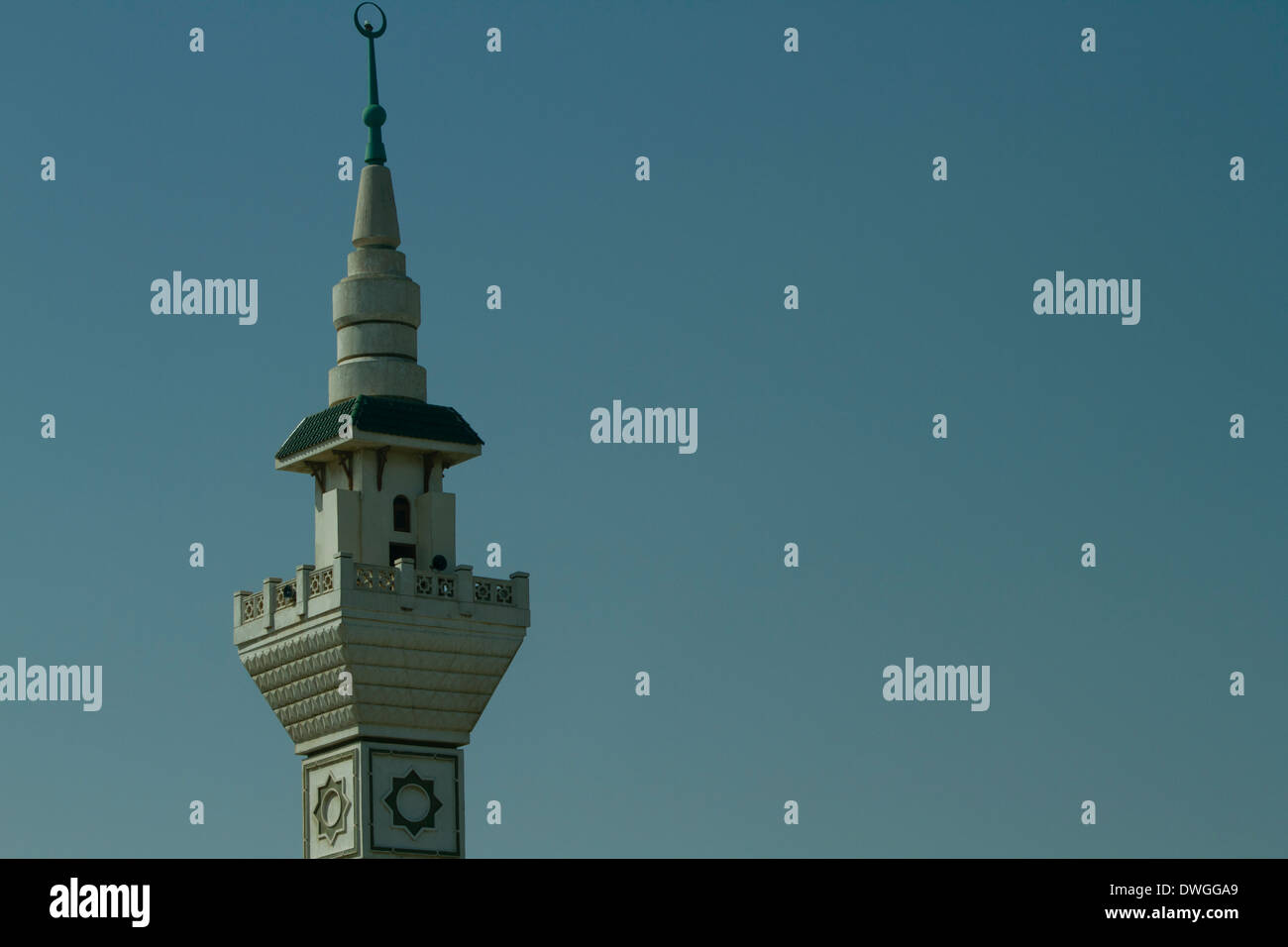 Traditional Minaret tower in Qatar Stock Photo - Alamy