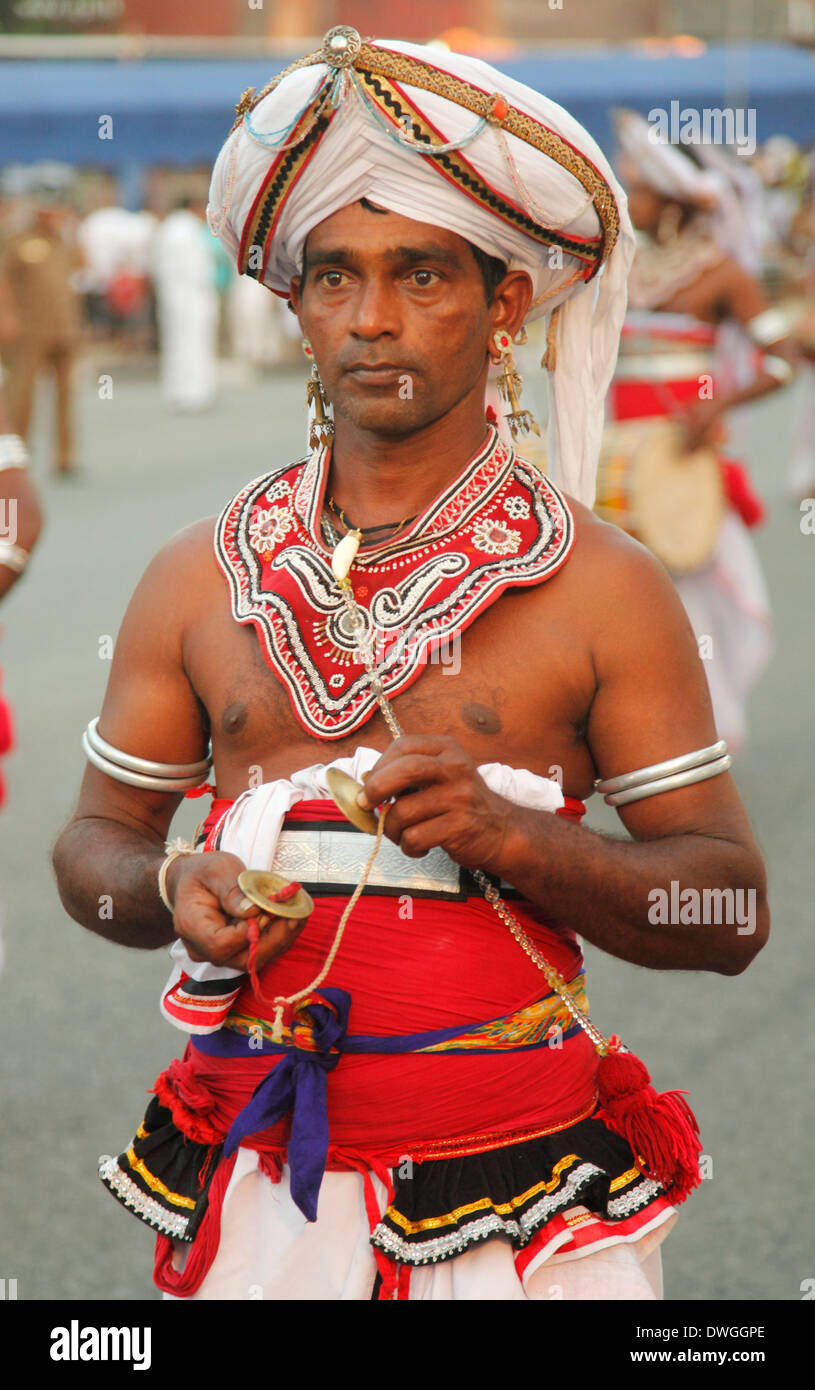 Sri Lanka; Colombo, Navam Perahera, festival, musician Stock Photo - Alamy