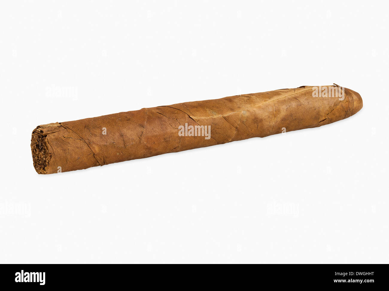 Cuban cigar isolated on white background with clipping path Stock Photo ...