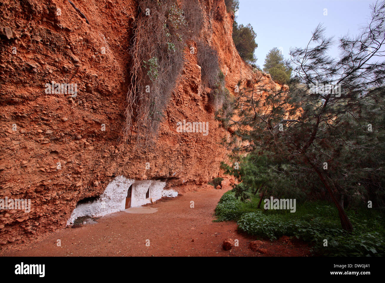 The church of Metamorphosis ("Transfiguration") in the "Small Cave ...