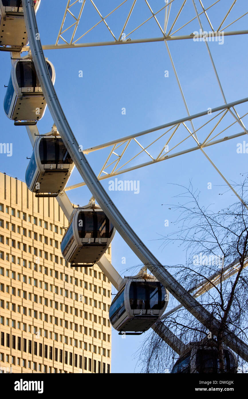 The Manchester Wheel in Central Manchester in the United Kingdom Stock ...