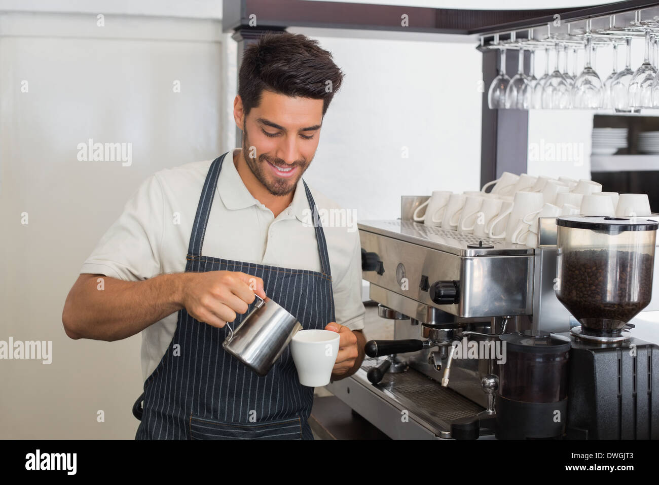 Coffee shop worker hi-res stock photography and images - Alamy