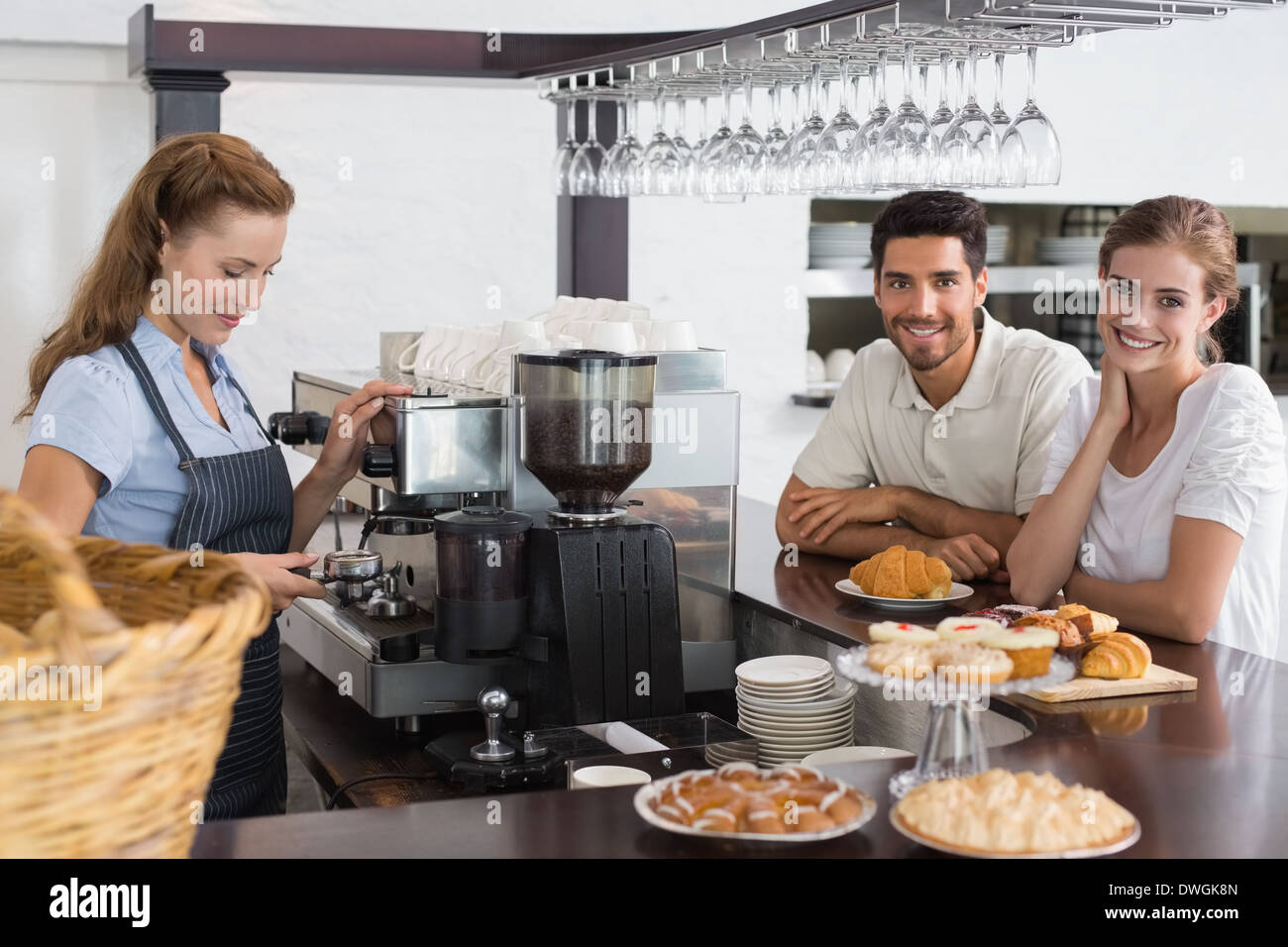 Cafe owner coffee hi-res stock photography and images - Alamy