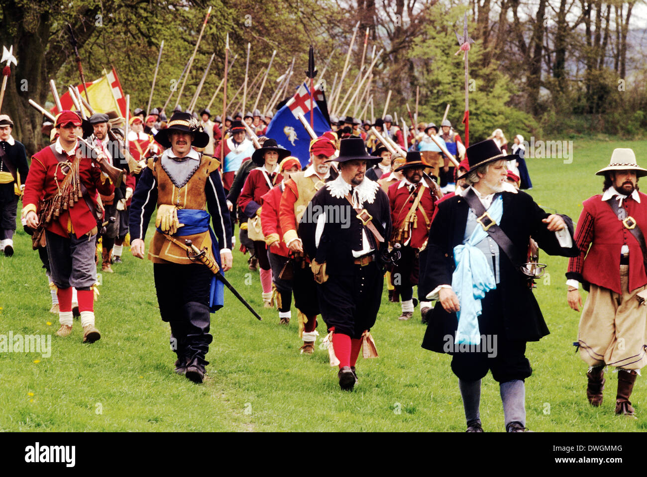 English Civil War, Cromwellian Troops, 17th century, historical re ...