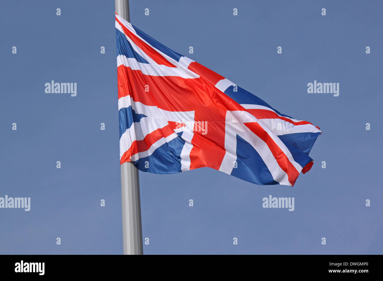 Blue british flag hi-res stock photography and images - Alamy