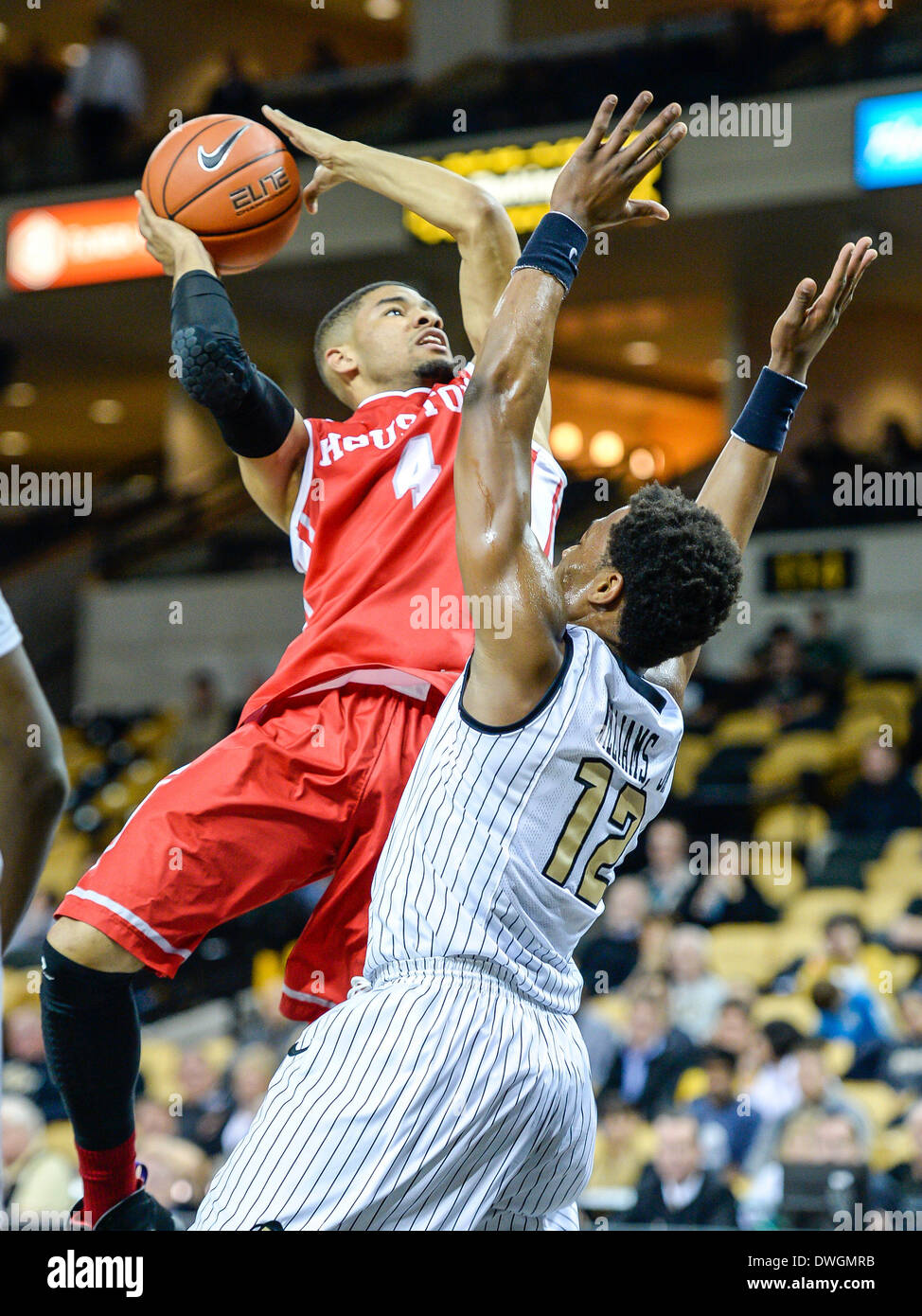 March 7, 2014 - Orlando, FL, U.S: UCF Knights guard Matt Williams (12 ...