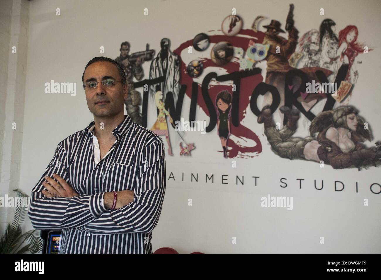 Los Angeles, California, USA. 18th Feb, 2014. Babak Razi, principal of ...