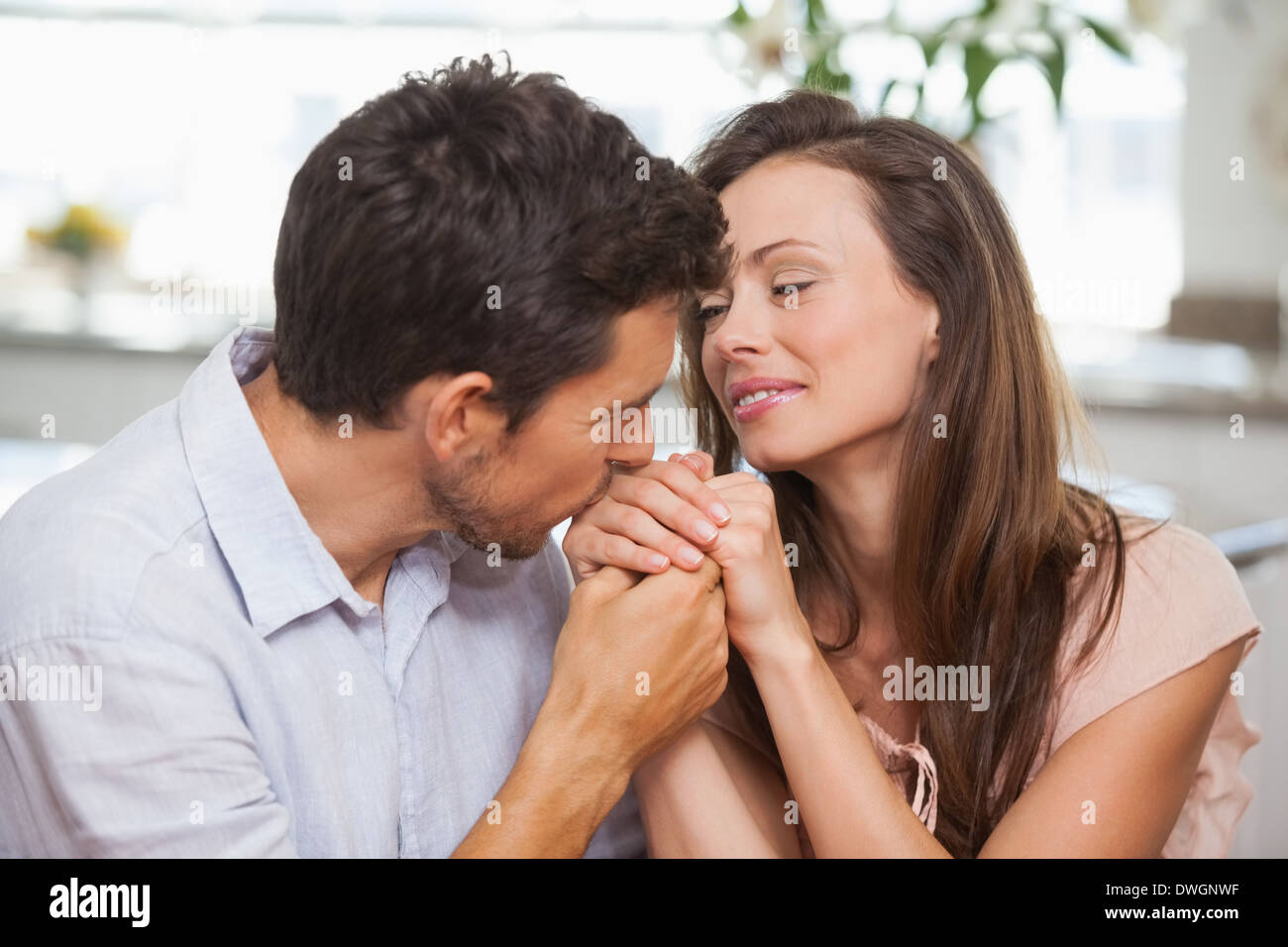 Close up hands loving couple hi-res stock photography and images - Alamy