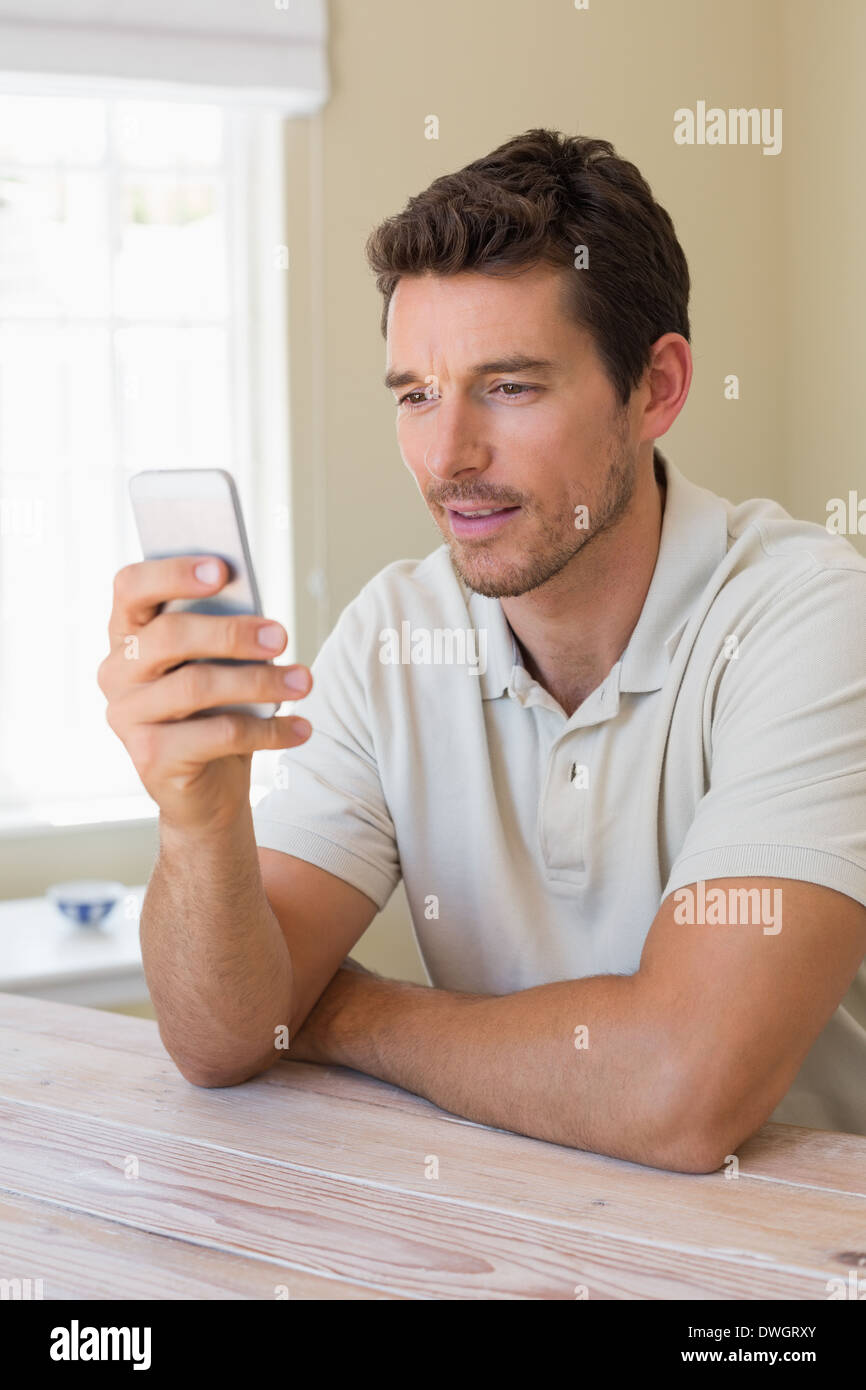 Concentrated brunette man typing hi-res stock photography and images ...