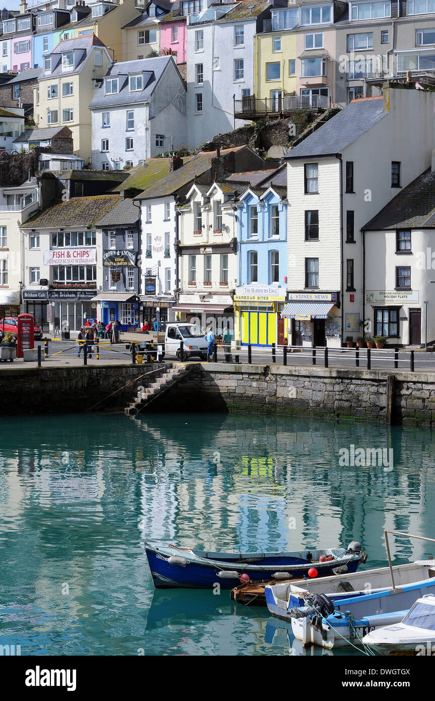 brixham devon,fishing fleet docked at Brixham Harbour,Architecture ...