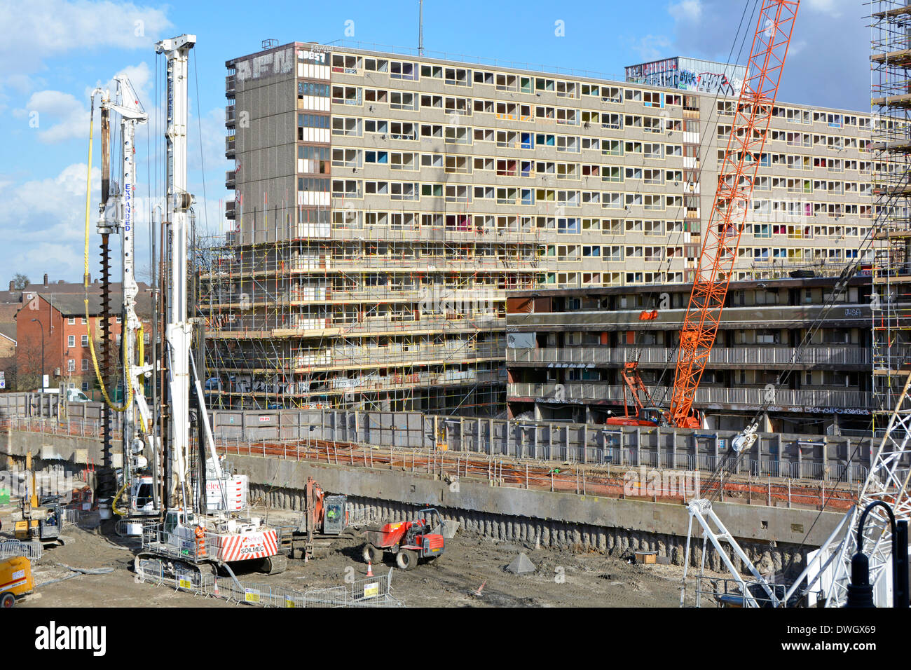 Housing estate redevelopment High Resolution Stock Photography and ...