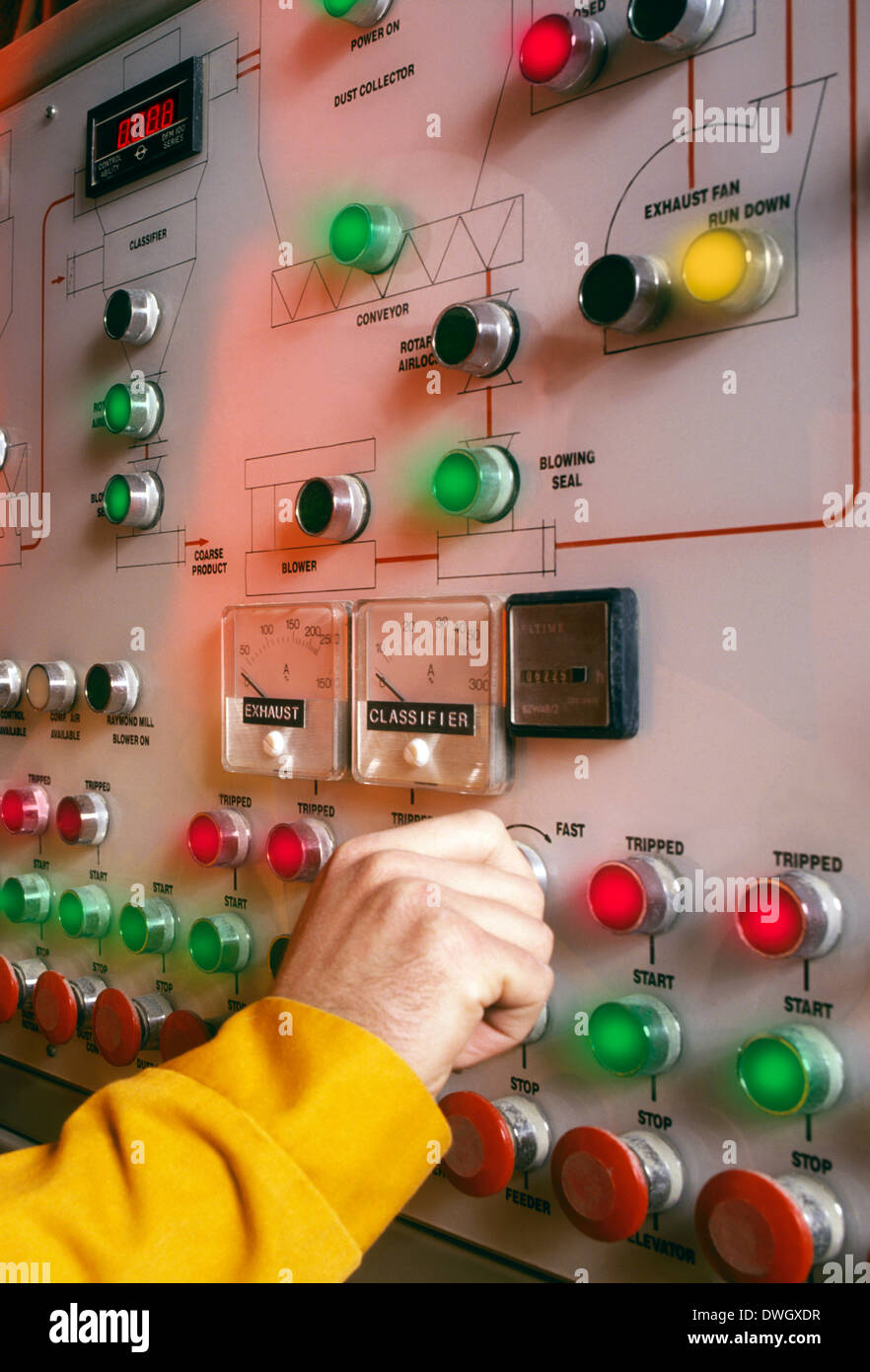 Industrial switching button control panel hi-res stock photography and ...