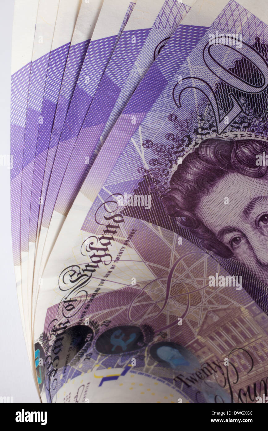 A close up of fanned out bank notes Stock Photo - Alamy