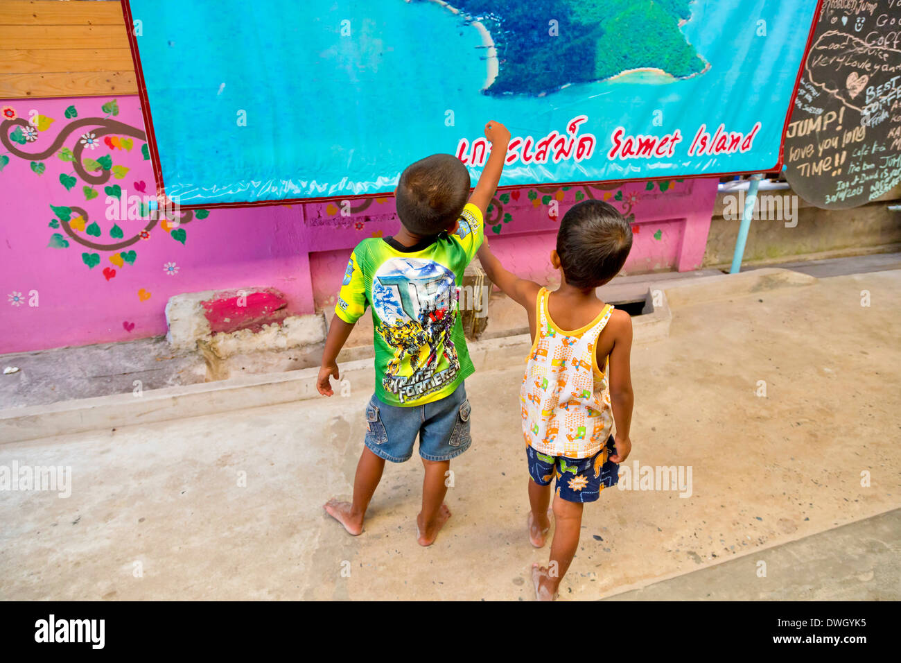 Island ko samet map hi-res stock photography and images - Alamy