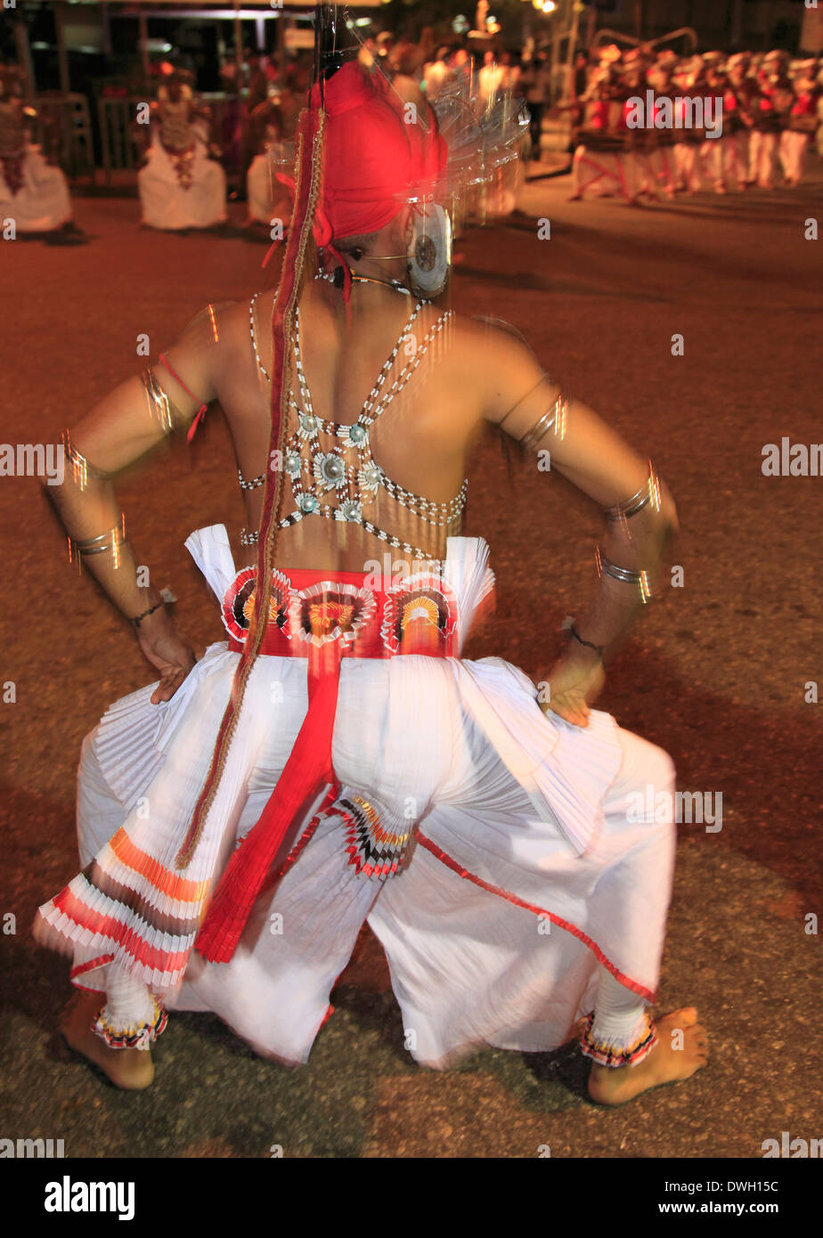 Sri Lanka; Colombo, Navam Perahera, festival, kandyan dancer Stock ...