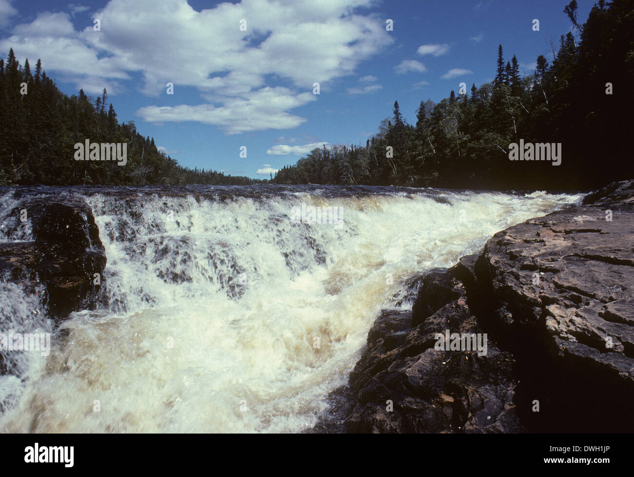 Waterfalls, Big River, Newfoundland, Canada Stock Photo - Alamy