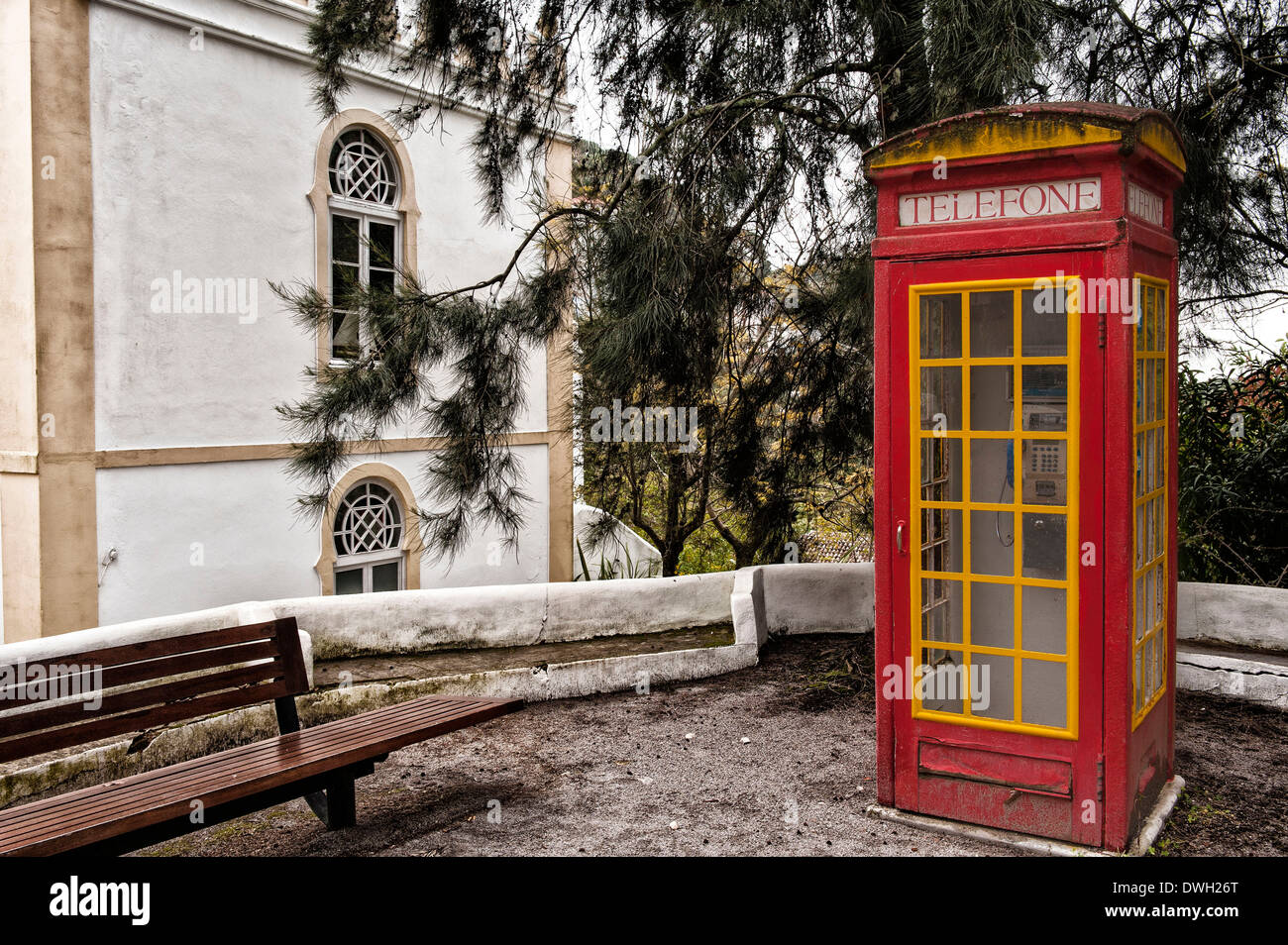 Old phone booth hi-res stock photography and images - Alamy