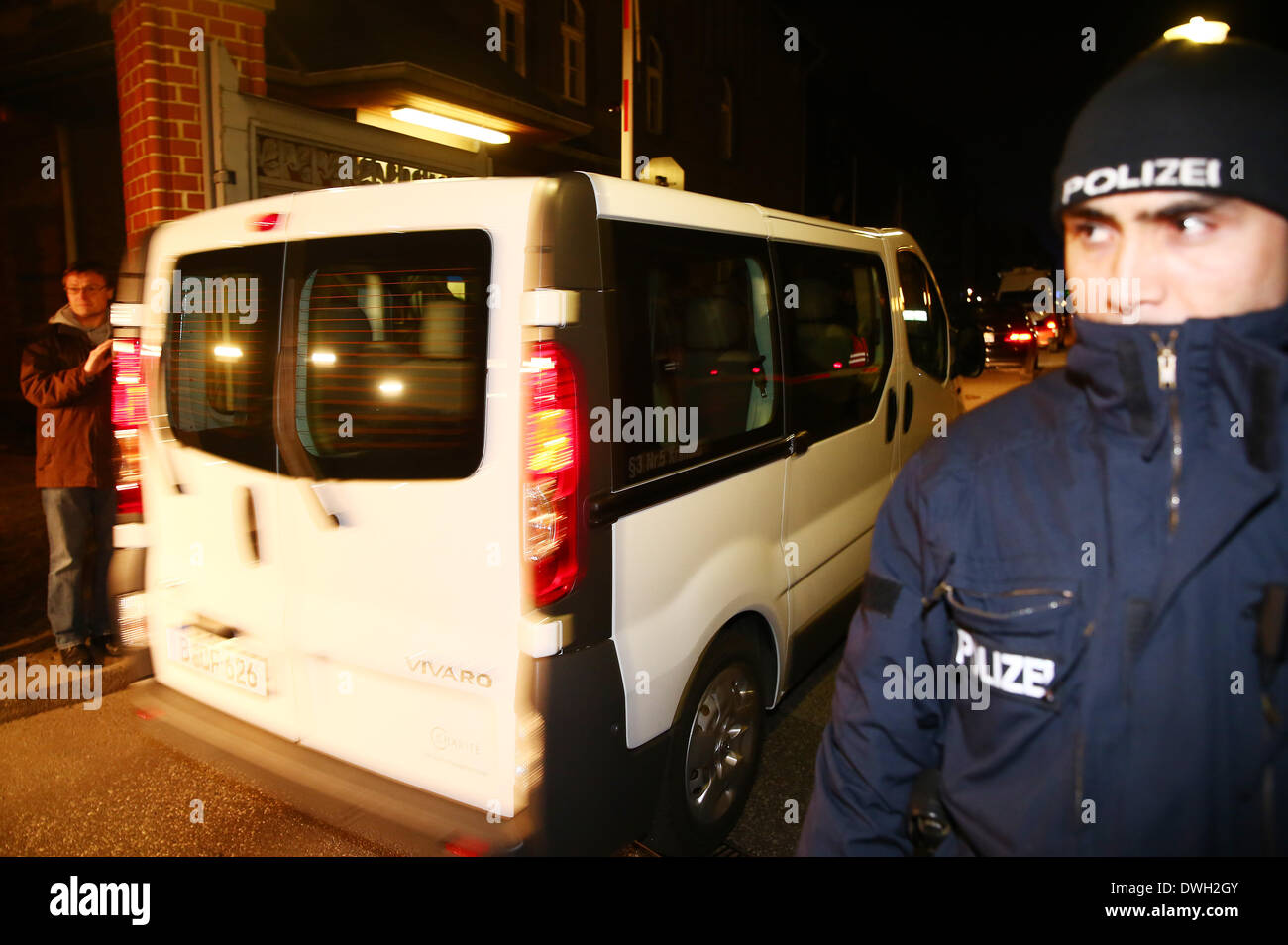 Former Ukrainian Prime Minister Yulia Timoshenko arrives with a police ...