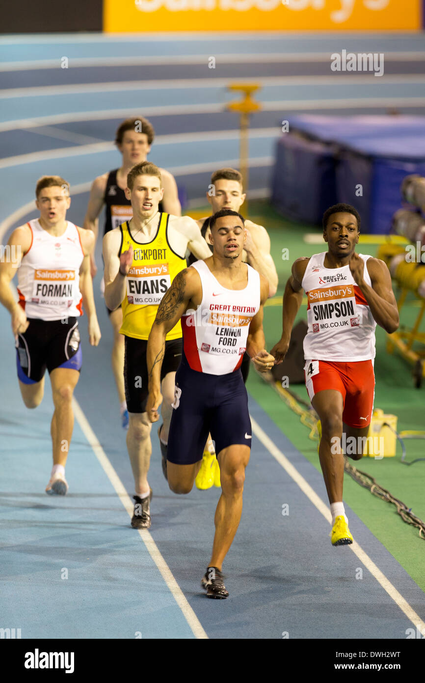 Luke LENNON-FORD Rory EVANS & Omar SIMPSON 400m men's Semi-Final Heat 1 ...