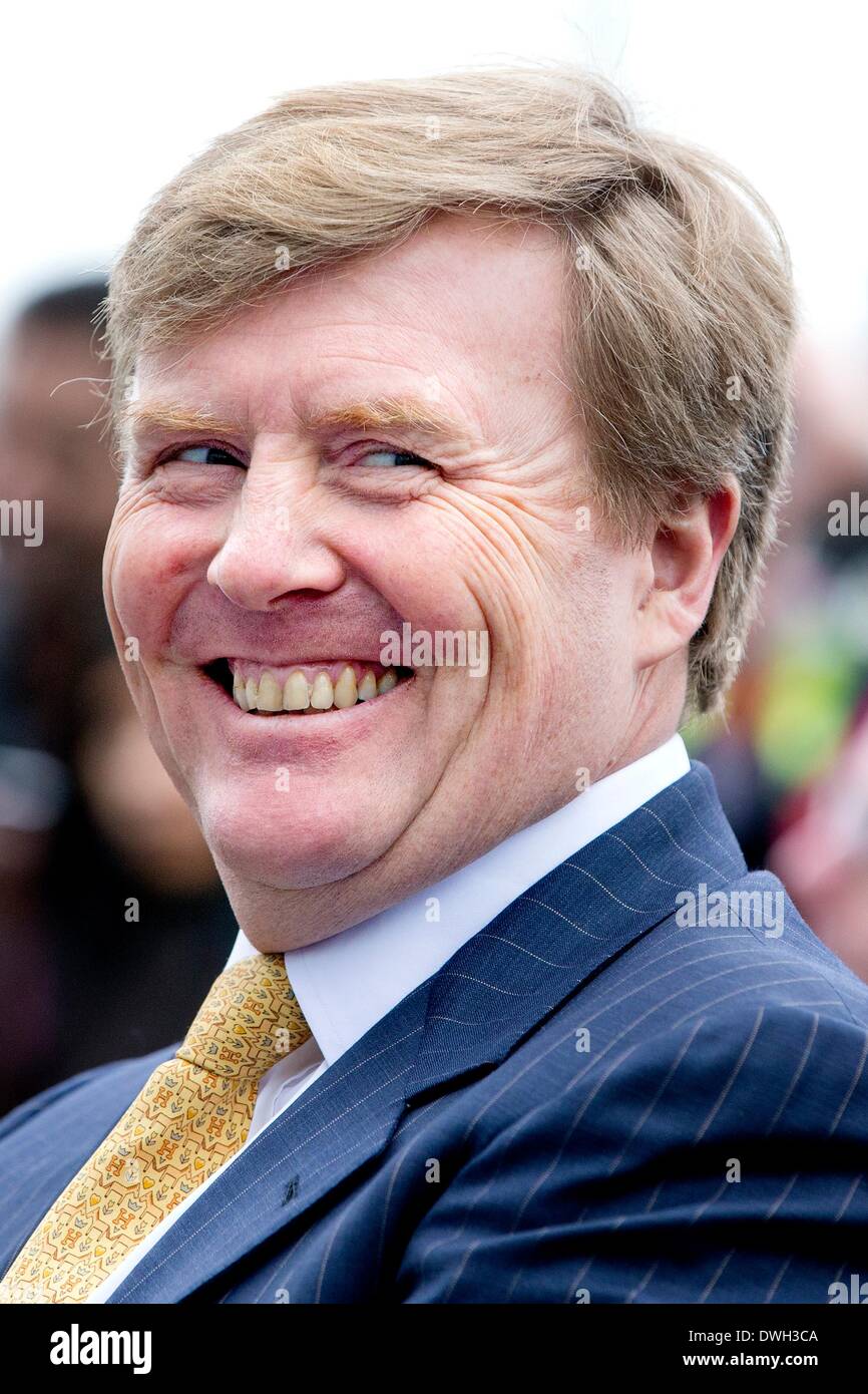 Dutch King Willem-Alexander attends the opening of the Koning Willem ...