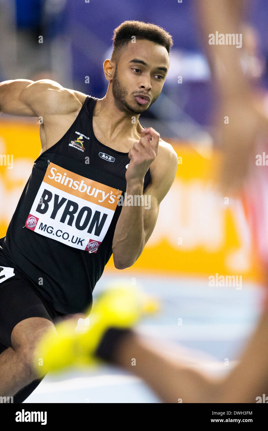 Christian BYRON 400m men's Heat 2, 2013 British Athletics European ...