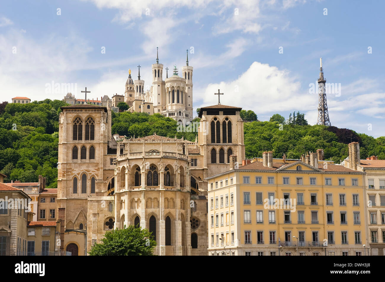 Lyon Cathedral, Lyon Stock Photo - Alamy