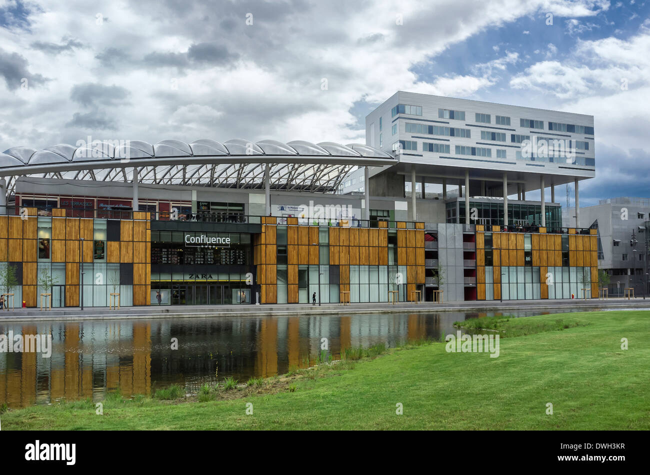 Shopping mall, Lyon Stock Photo - Alamy