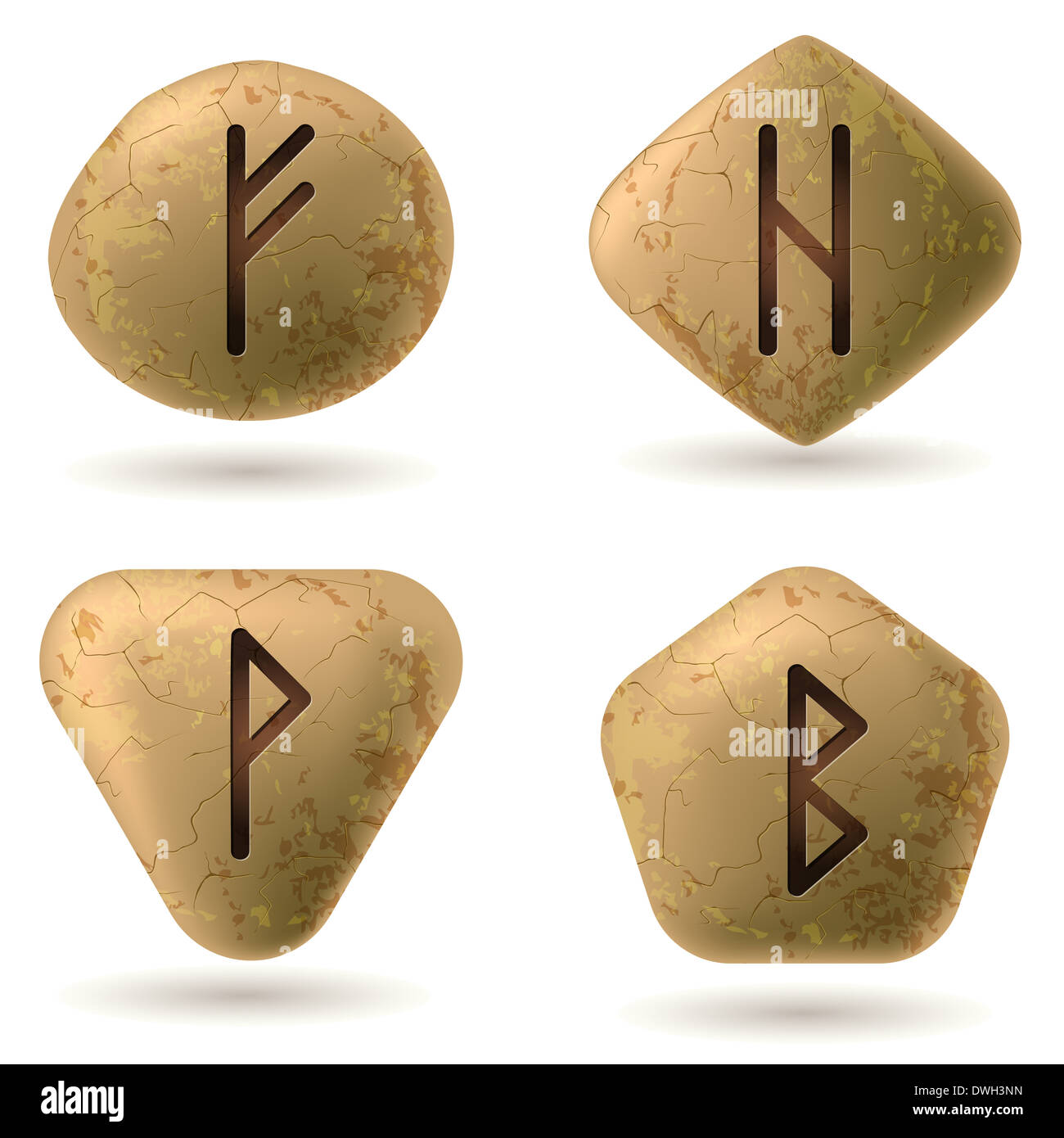 Runes german hi-res stock photography and images - Alamy