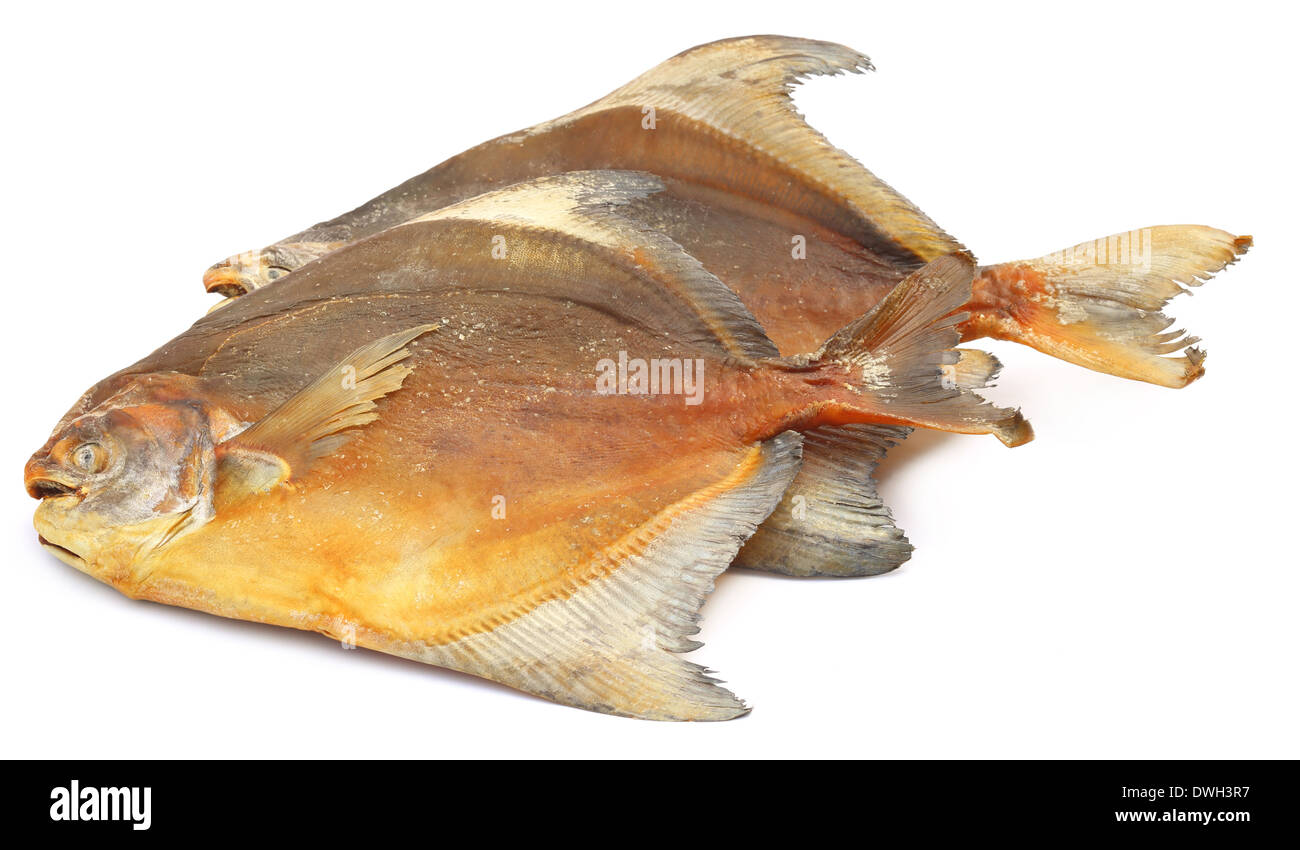 Dried fish Rup chanda over white background Stock Photo - Alamy
