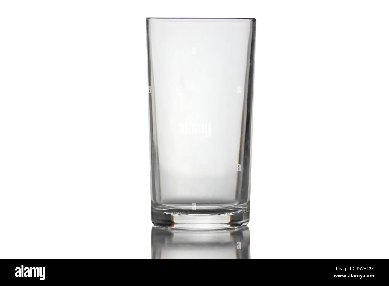 Water glass isolated on white background Stock Photo - Alamy