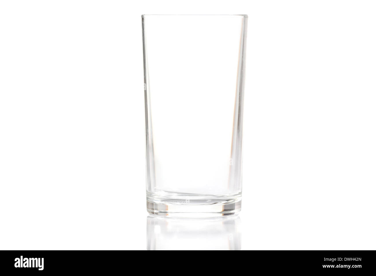 Water glass isolated on white background Stock Photo - Alamy