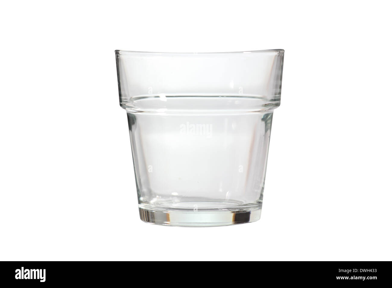 Water glass isolated on white background Stock Photo - Alamy