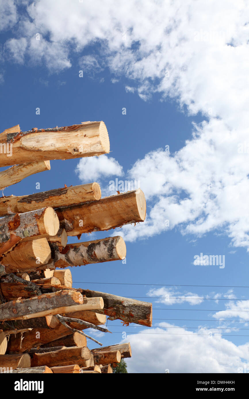 Scandinavian timber mills hi-res stock photography and images - Alamy