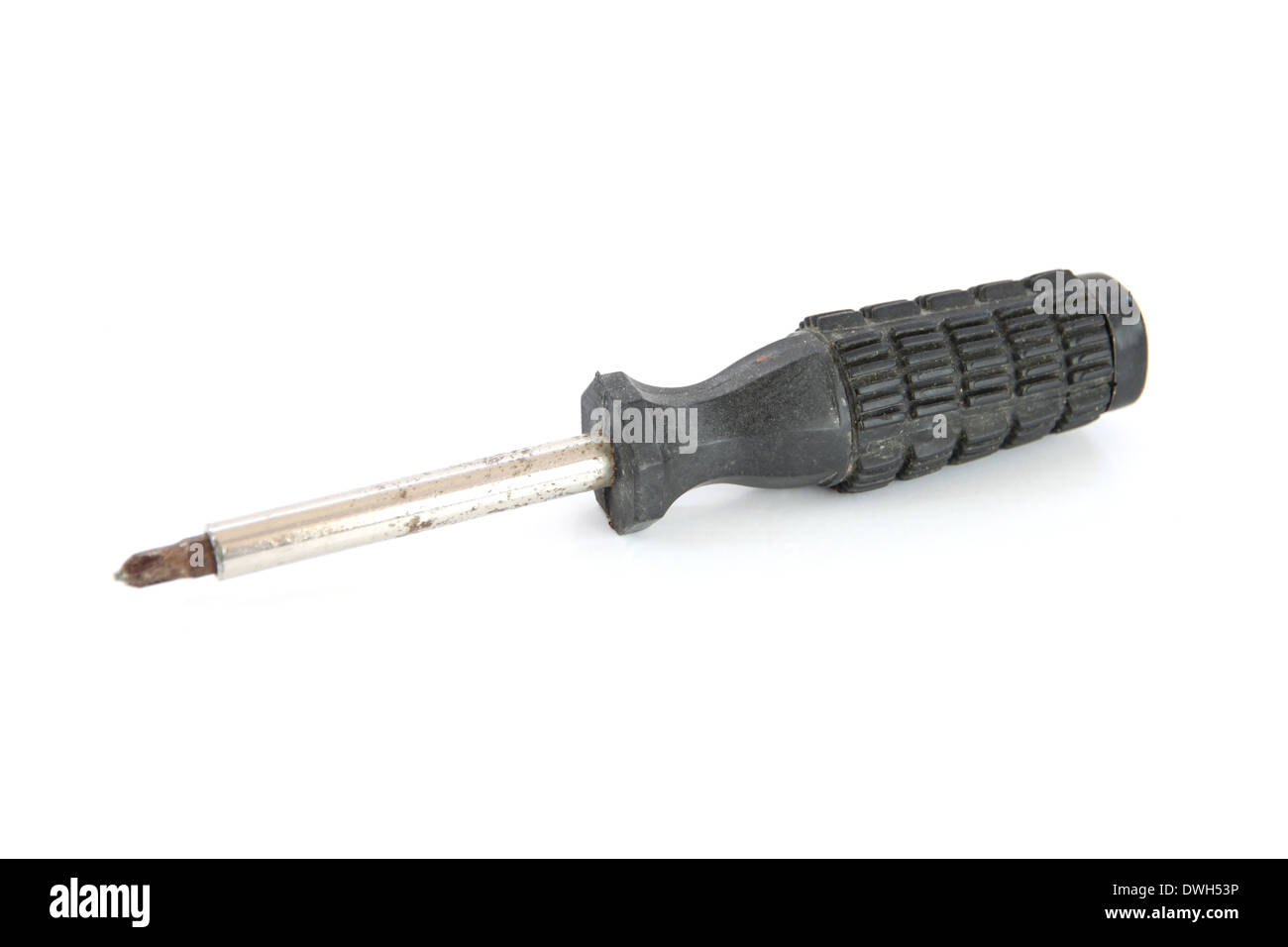 Old screwdrivers isolated on white background Stock Photo - Alamy