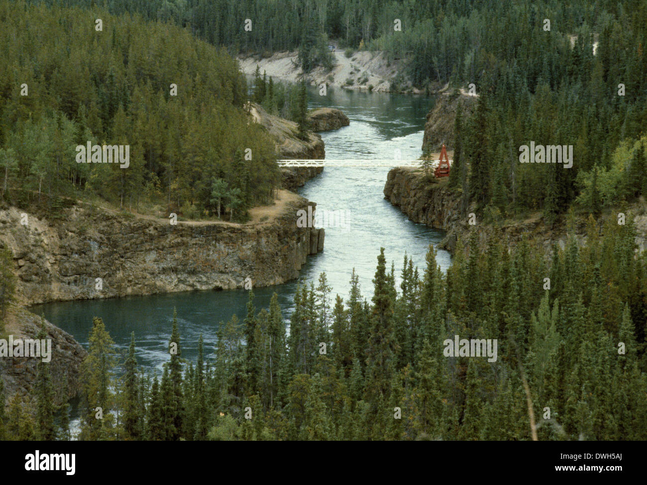 Miles Canyon, Yukon River, Whitehorse, Yukon, Canada Stock Photo - Alamy