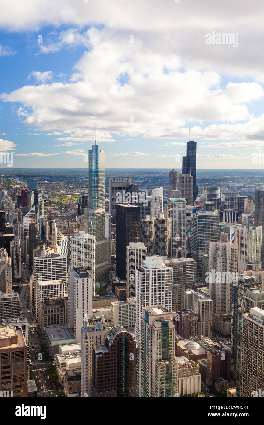 Chicago, Illinois, United States of America, Downtown City Skyline ...