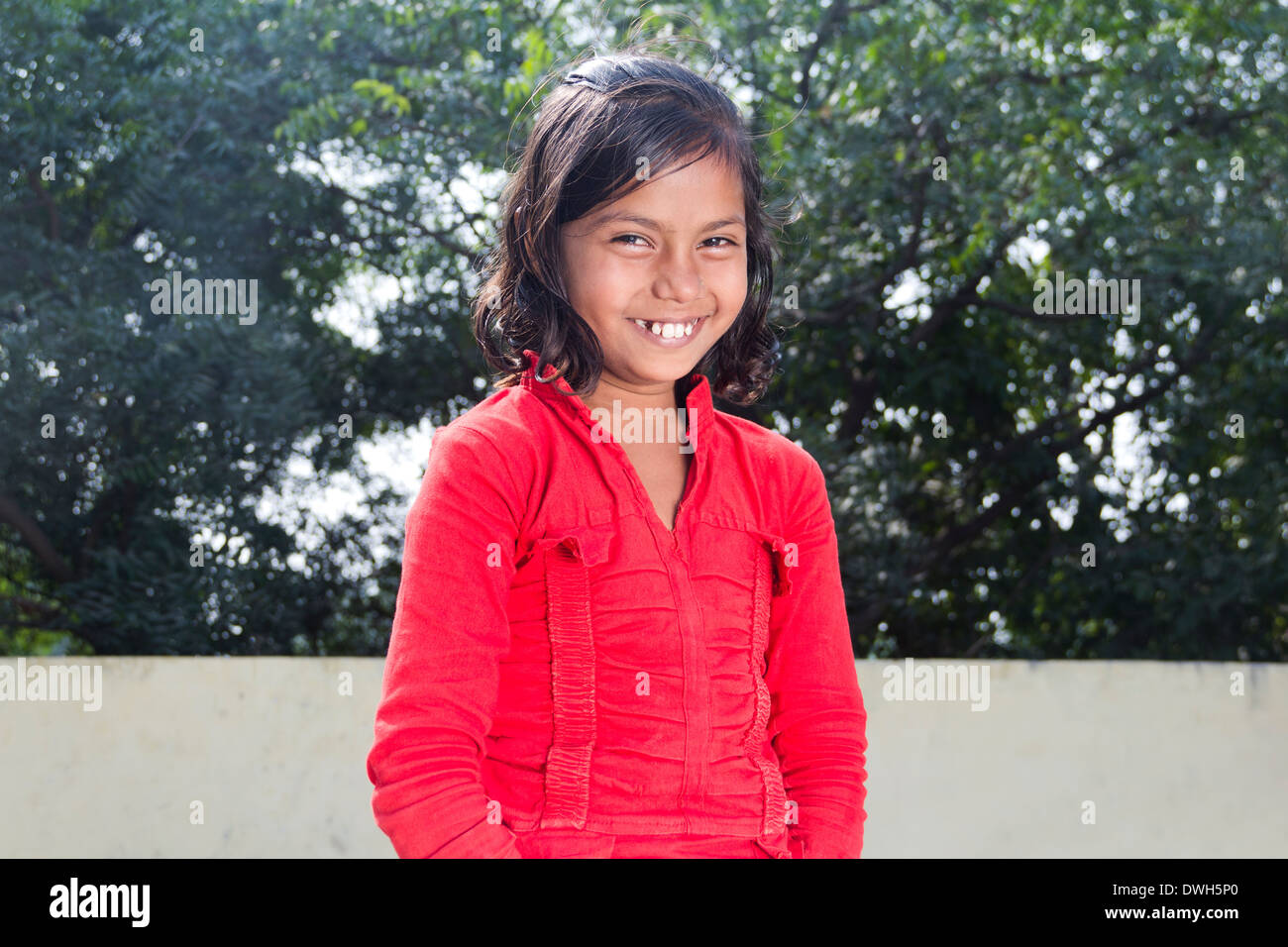 1 Indian kids standing at Home Stock Photo - Alamy