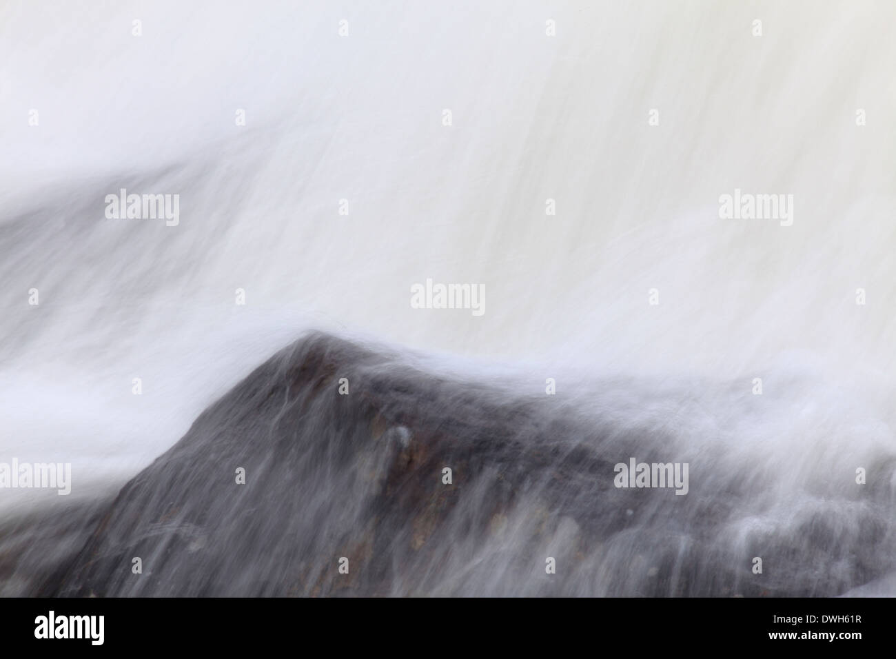 Gushing water and splashing waves in a whitewater river Stock Photo - Alamy