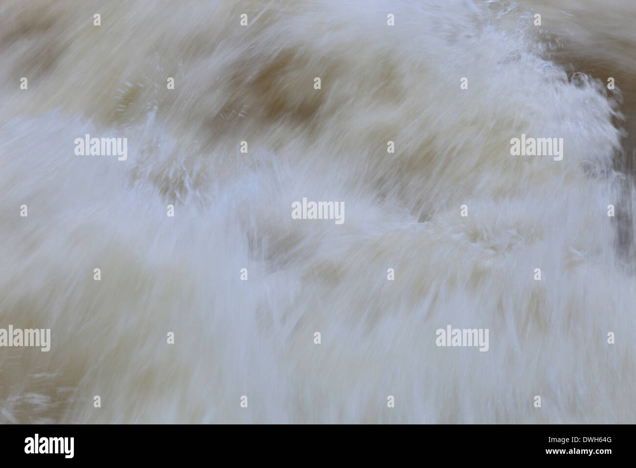 Gushing water and splashing waves in a whitewater river Stock Photo - Alamy