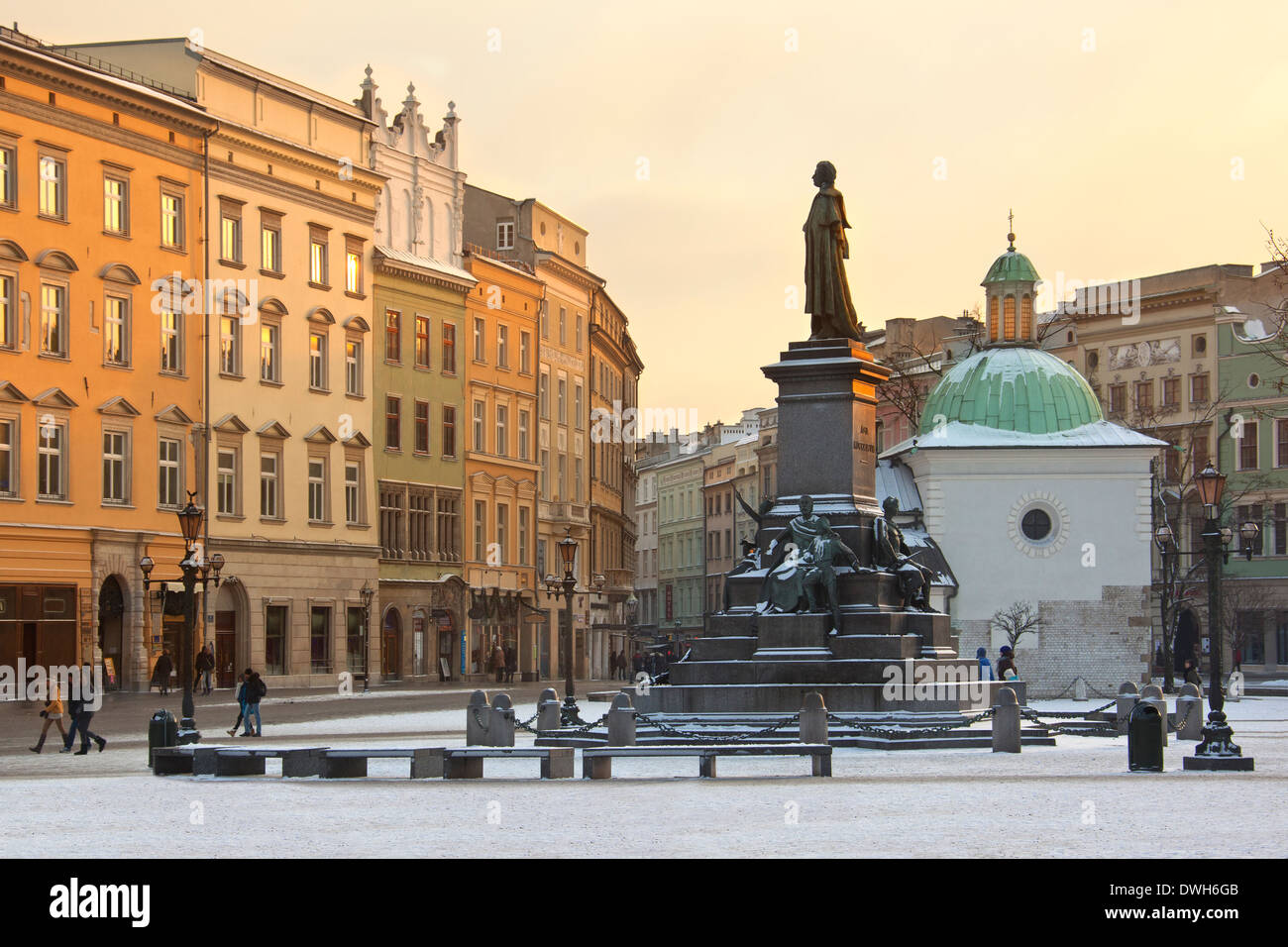 Krakow square buildings hi-res stock photography and images - Alamy