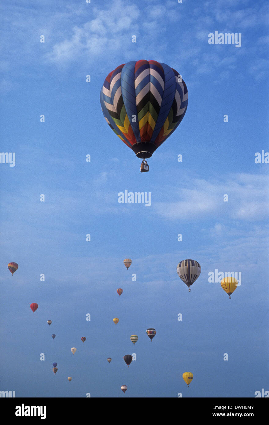 Hot air balloon festival, St Jean, Quebec, Canada Stock Photo - Alamy