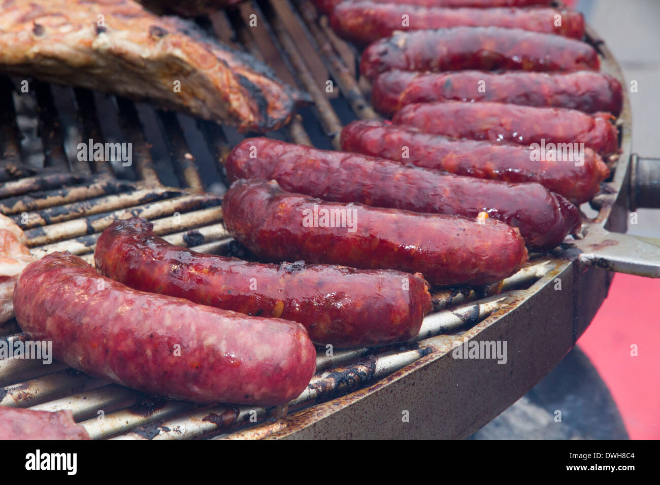 Mallorca typical sausage BBQ food spain Catalonia Stock Photo - Alamy