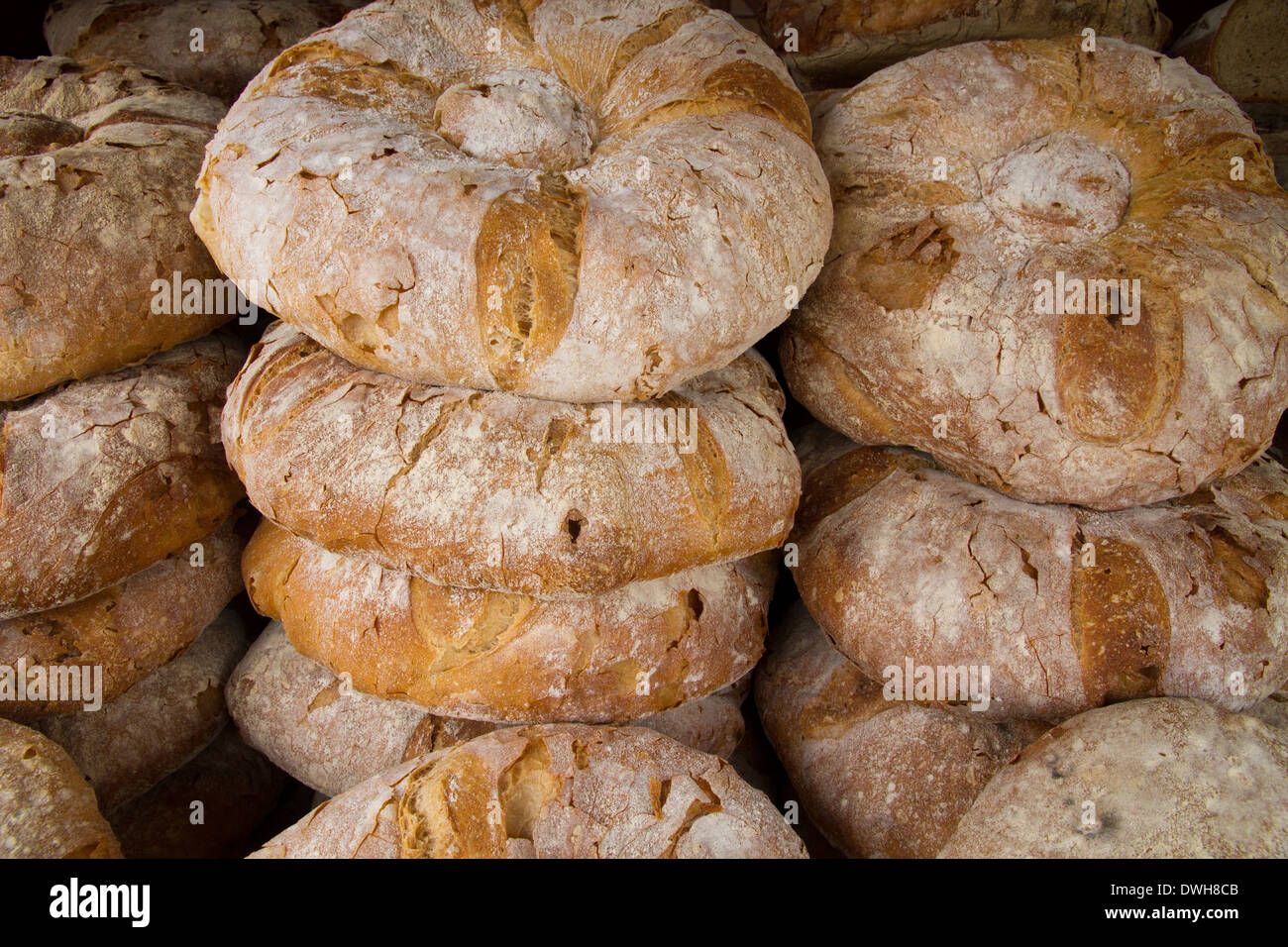 Mallorca typical bread spain Catalonia Stock Photo - Alamy