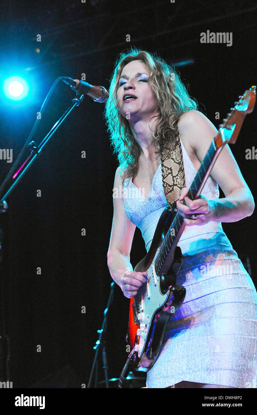 San Antonio, Texas, USA. 6th Mar, 2014. Serbian born blues singer and ...