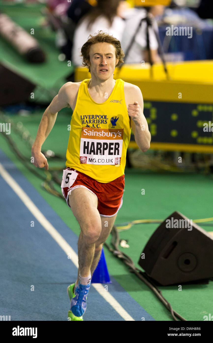 Harry HARPER 1500m Men Heat 1 British Athletics Indoor Championships ...