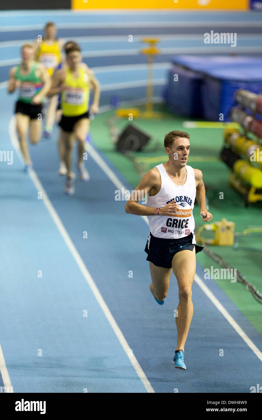 Charlie GRICE 1500m Men Heat 2 British Athletics Indoor Championships ...