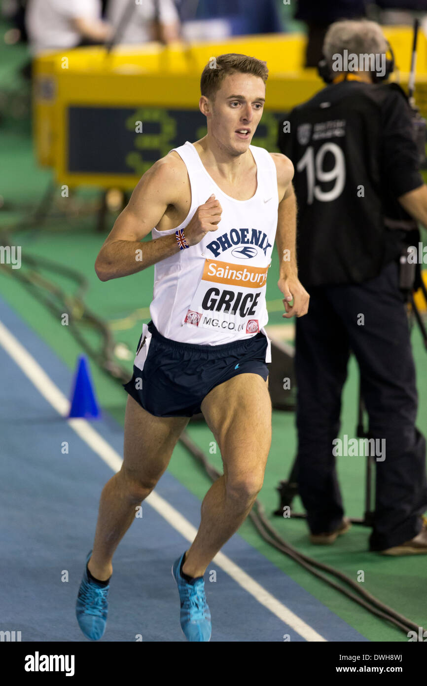 Charlie GRICE 1500m Men Heat 2 British Athletics Indoor Championships ...