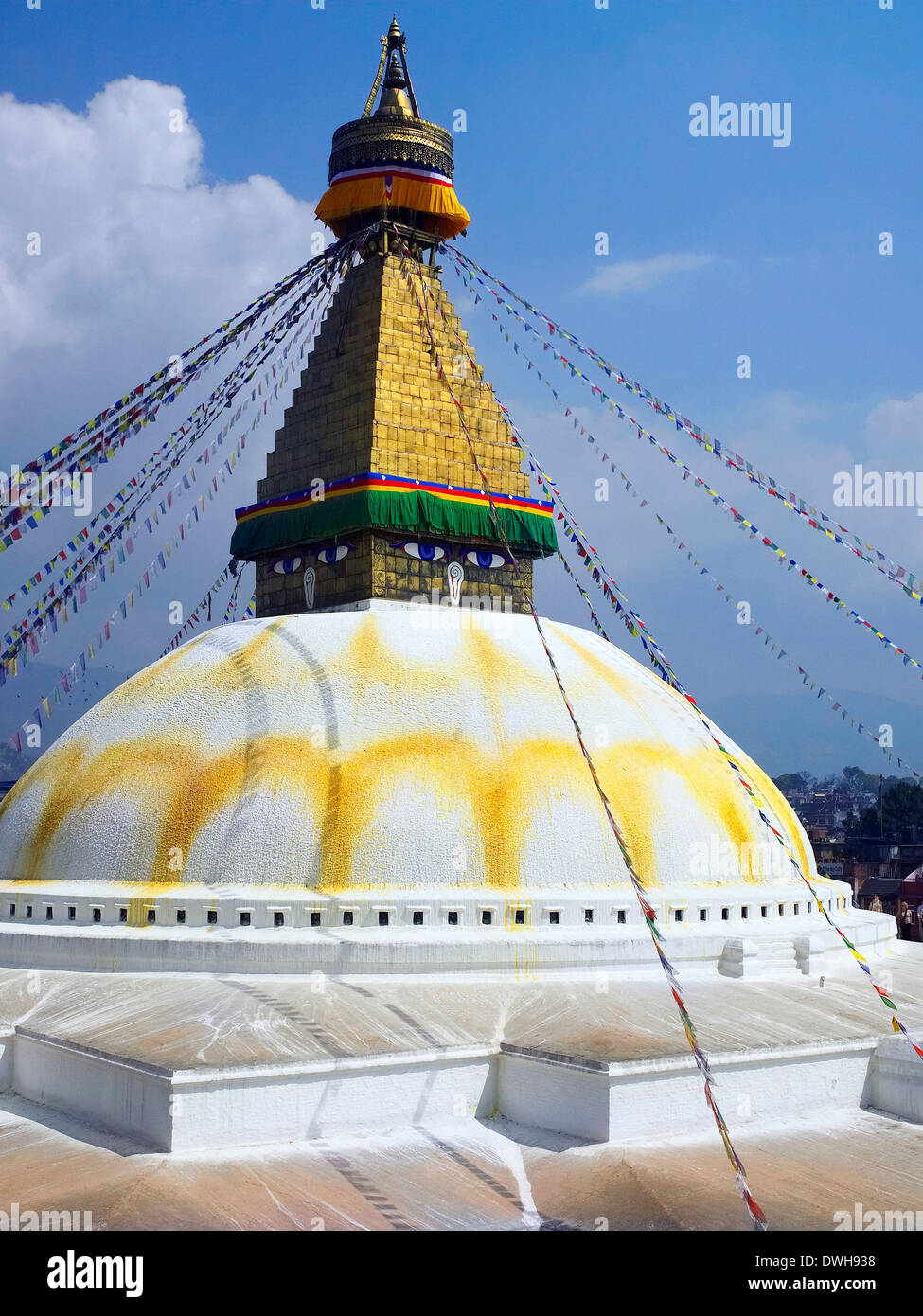 Bouddhanath or Baudhanath or the Khasa Caitya - Kathmandu in Nepal ...